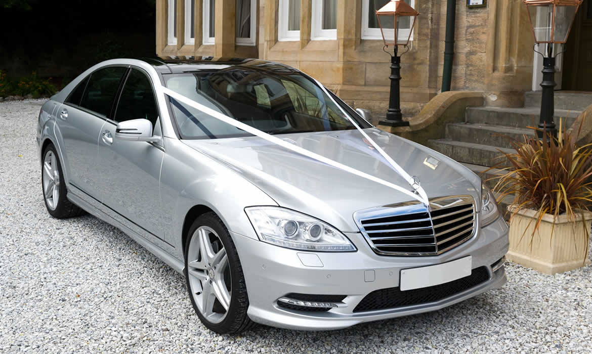 Mercedes S-Class luxury chauffeur drive hire from Herts Limos